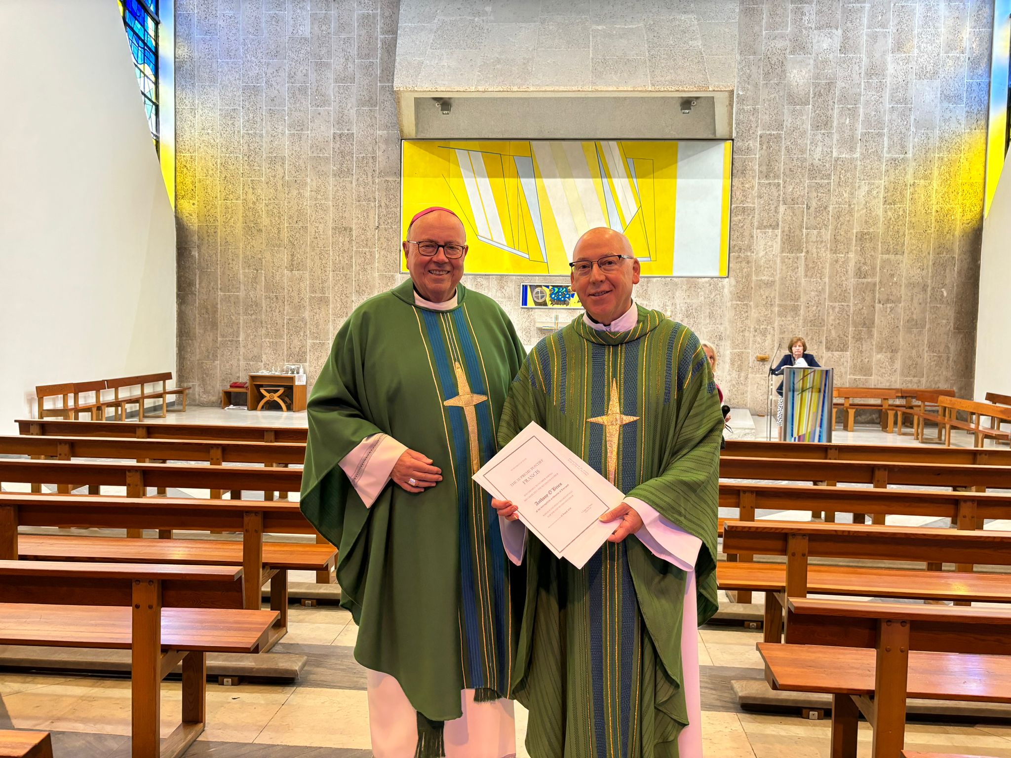 Celebrating Father Tony O'Brien's Appointment - Liverpool Cathedral